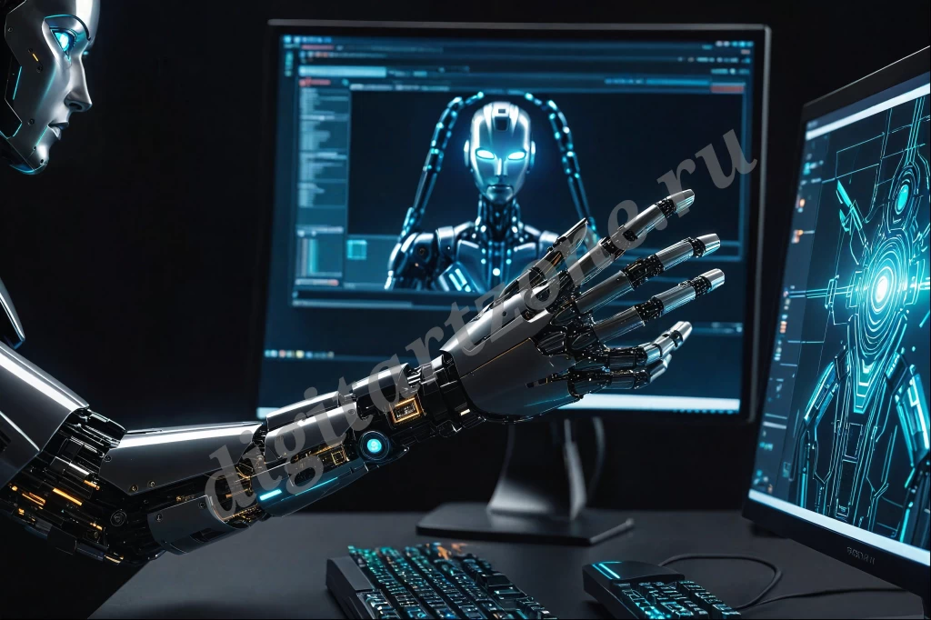 Купить и скачать Ai изображения Робот Ai цена 200 ₽ из категории Ai